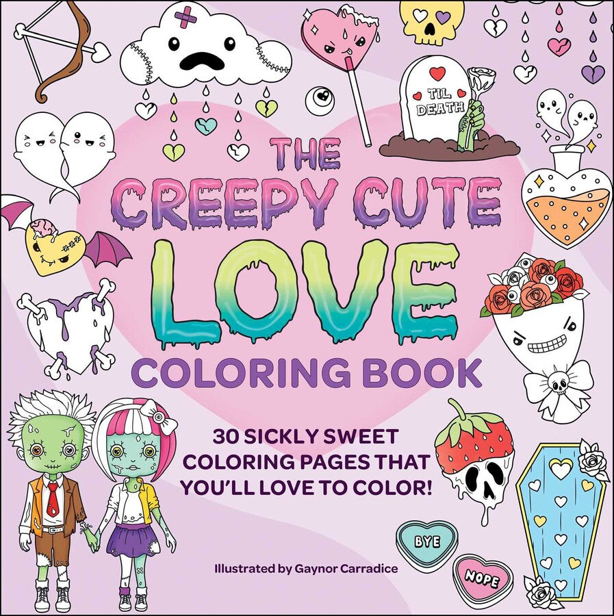 cute but creepy coloring pages