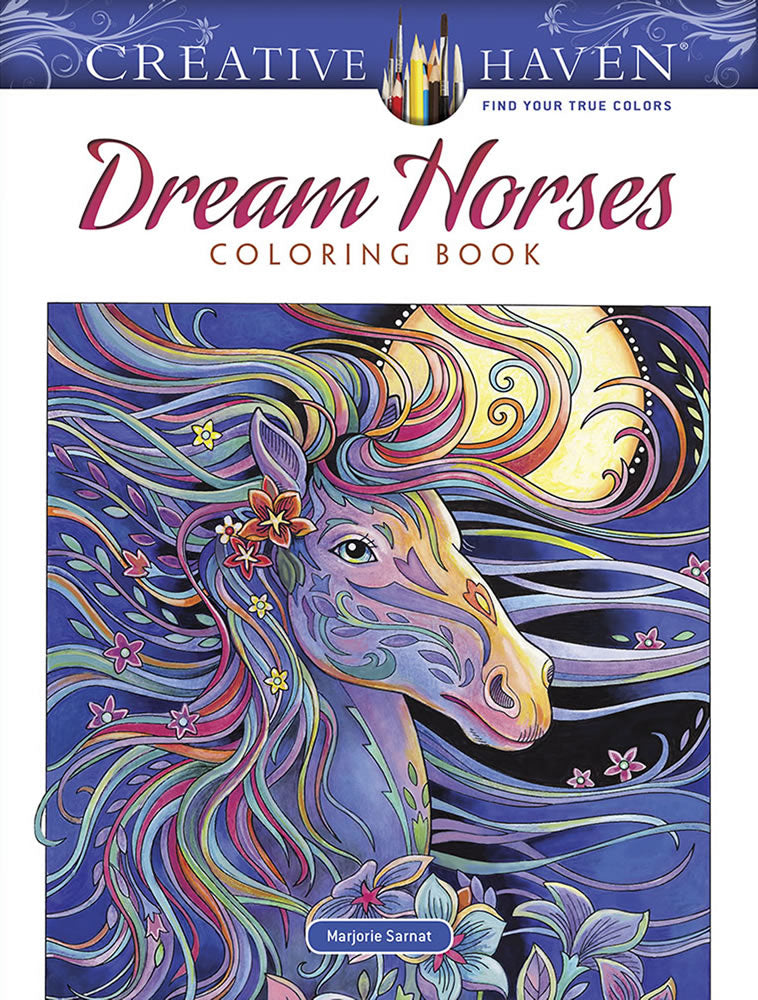beautiful horse coloring book