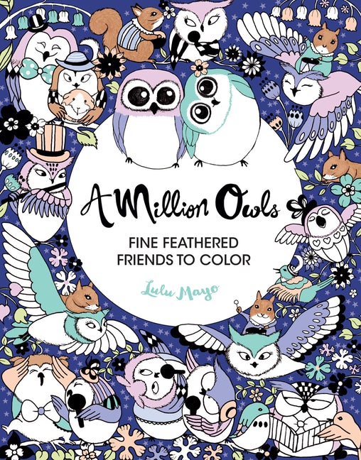 coloring book owls