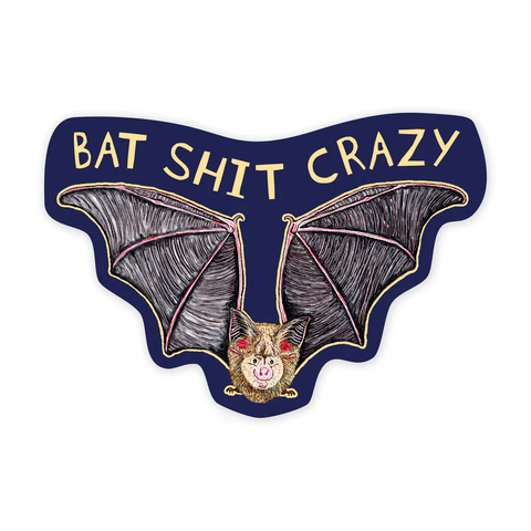 Bat Shit Sticker – www.shoptherocket.com