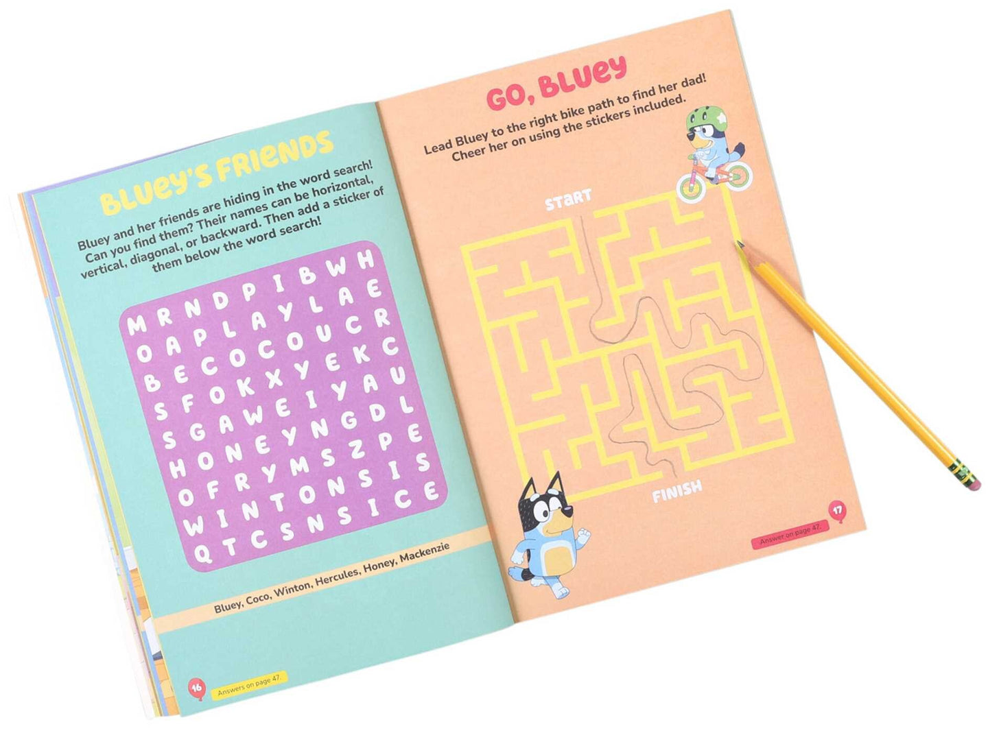 Bluey My First Sticker Activity Book – www.shoptherocket.com