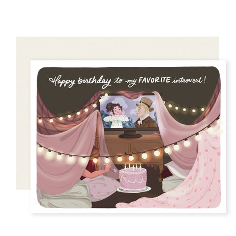 Card Happy Birthday To My Favorite Introvert – www.shoptherocket.com