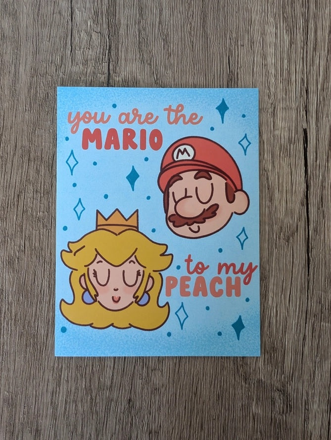 Card Mario To My Peach – www.shoptherocket.com