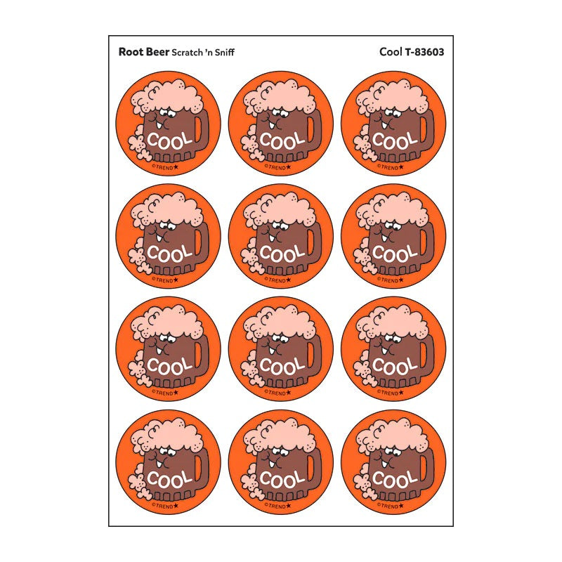 Cool Root Beer Scent Scratch 'n Sniff Stickers – www.shoptherocket.com