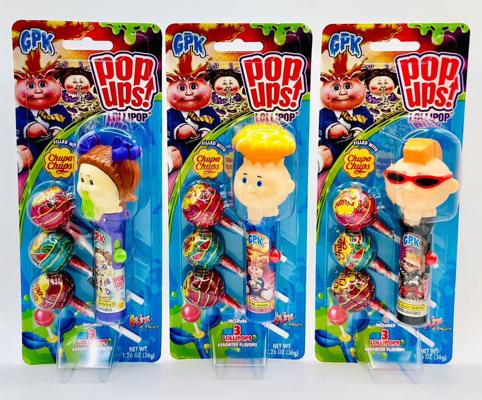Garbage Pail Kids Pop Ups Lollipop Assorted – www.shoptherocket.com