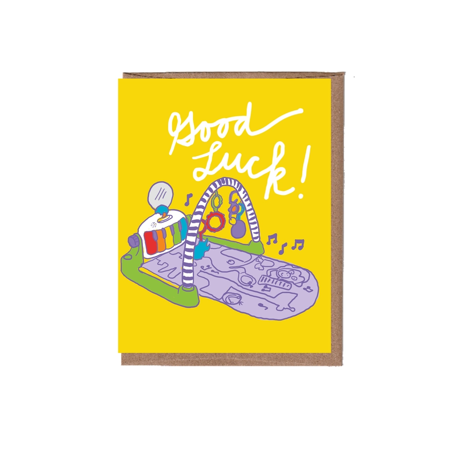 Good Luck Baby Card – www.shoptherocket.com