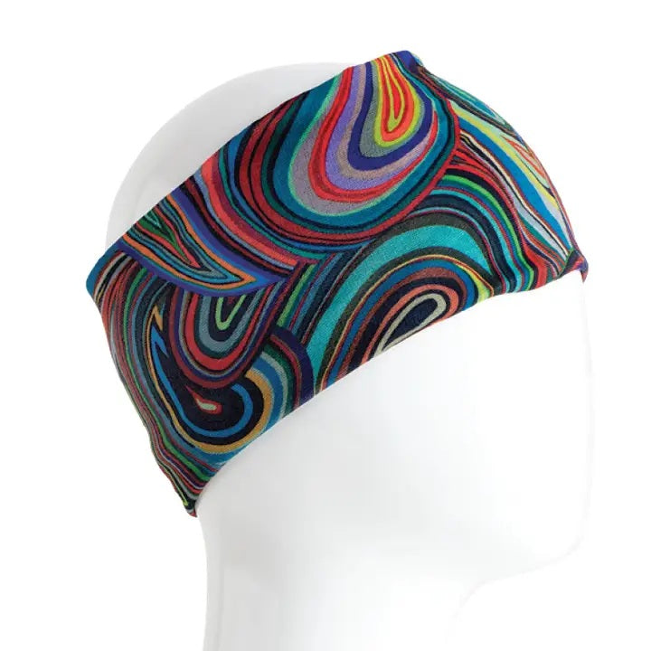 Infinity Colorful Swirls Bandana Half Size – www.shoptherocket.com