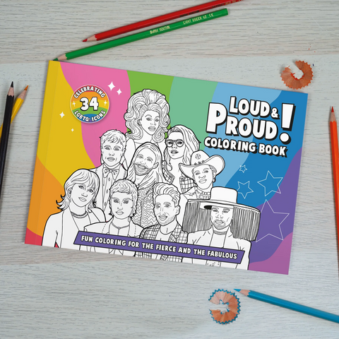 Loud And Proud Coloring Book – www.shoptherocket.com