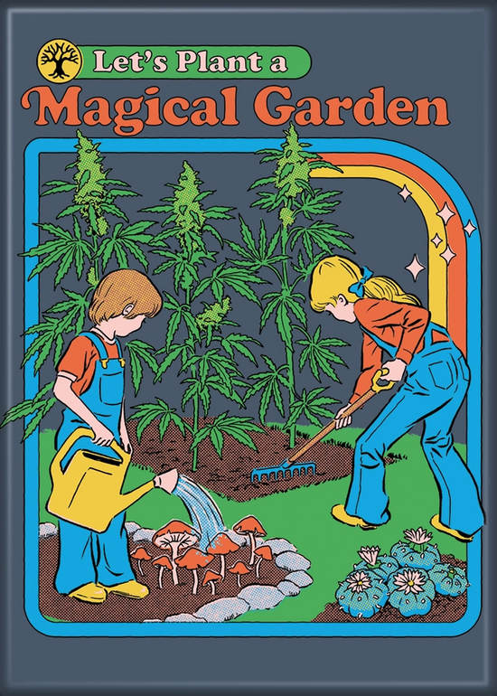 MAGNET Steven Rhodes Let's Plant A Magical Garden – www.shoptherocket.com
