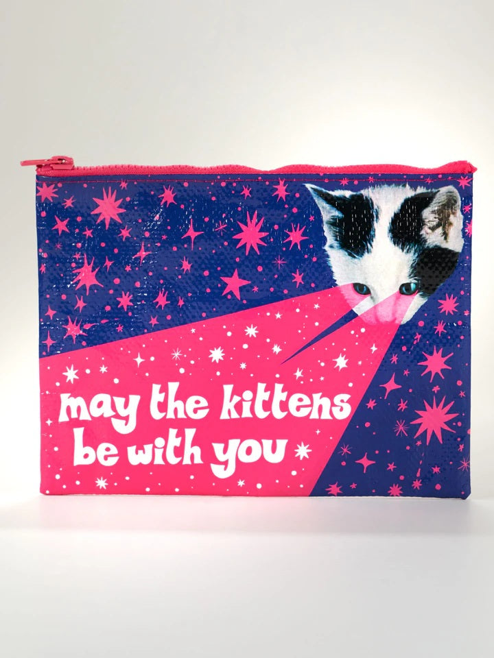 May The Kittens Be With You Zipper Pouch – www.shoptherocket.com