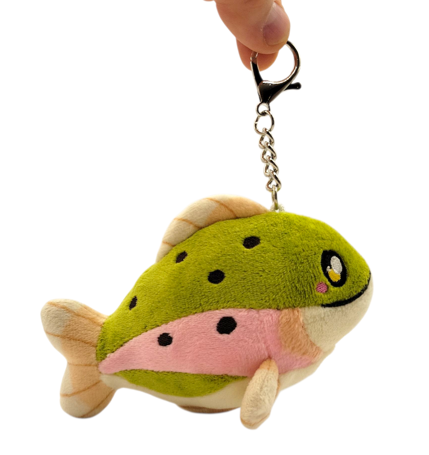 Micro Rainbow Trout Plush Keychain 5" – www.shoptherocket.com