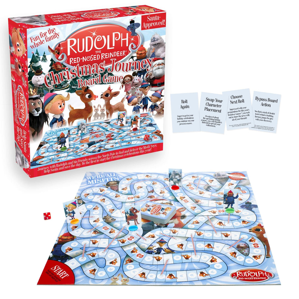 Rudolph The Red-Nosed Reindeer Christmas Journey Board Game – www ...