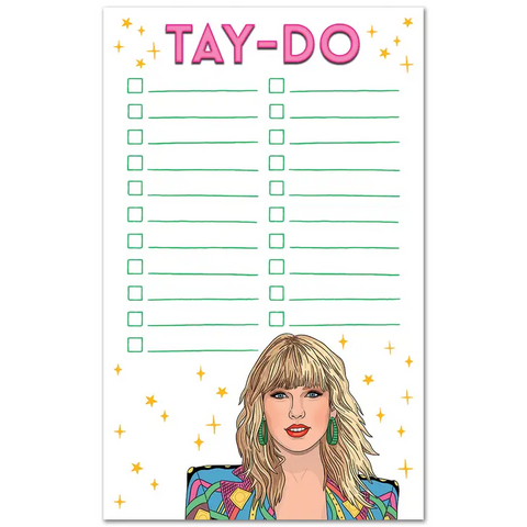 Taylor Swift Tay-Do Notepad – www.shoptherocket.com