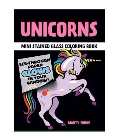 Unicorns Stained Glass Coloring Book – www.shoptherocket.com