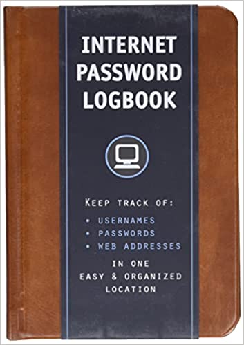 Internet Password Logbook – www.shoptherocket.com